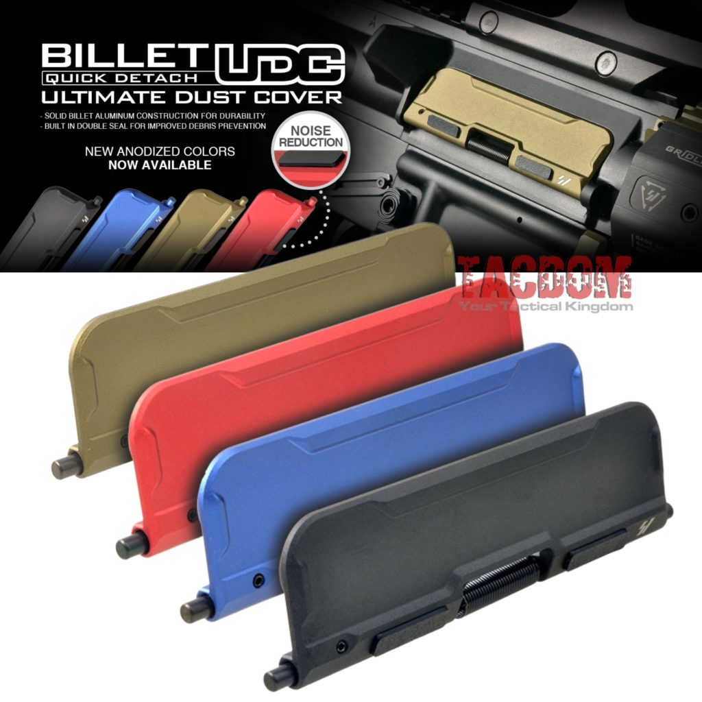 Strike Industries Billet Ultimate Dust Cover in Anodized Red Blue FDE ...