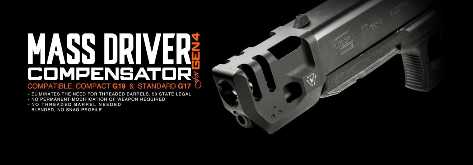 Strike Industries GEN 4 Mass Driver Comp for GLOCK Gen 4 17 & 19 models ...