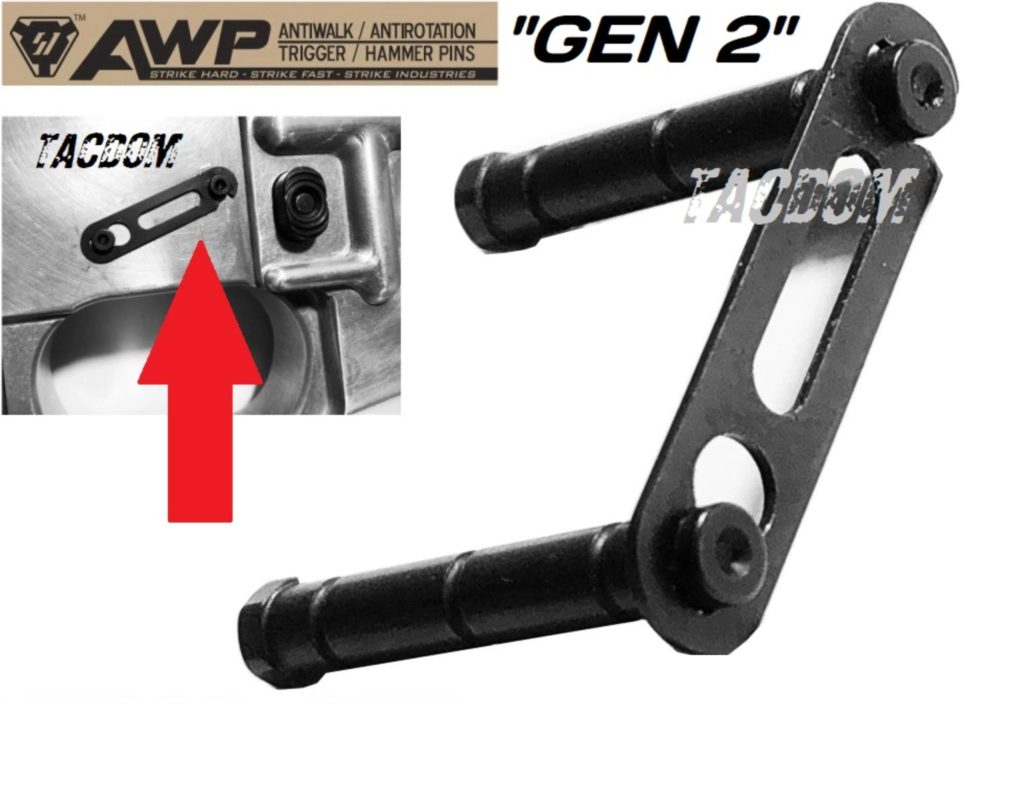 Strike Industries GEN 2 Anti walk / Anti rotation Trigger/ Hammer Pins ...