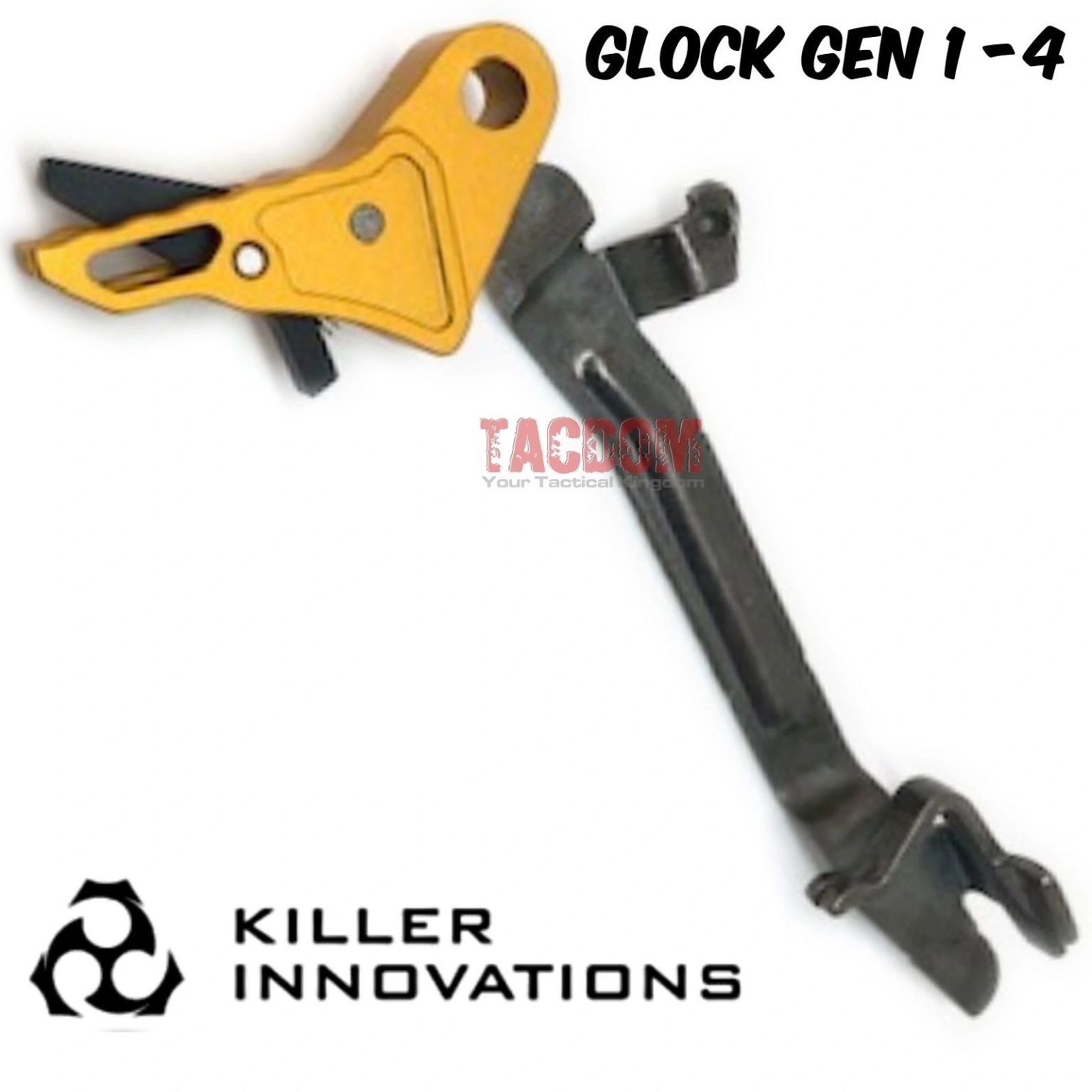 RANGER PROOF / JOHNNY GLOCK COLLABORATION VEX F3 BURNT BRONZE ADJUSTABLE TRIGGER for GLOCK GEN 1 ...