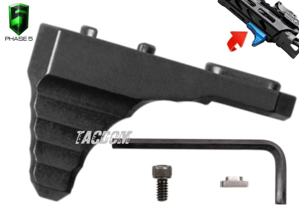 PHASE 5 MICRO MLOK Hand Stop in Black Red Blue and Silver Grey – TACDOM