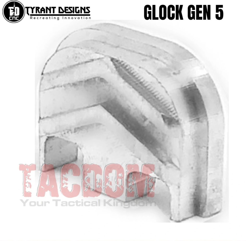 Tyrant Designs Slide End Plate Billet Aluminum Release for Glock Gen 5 ...