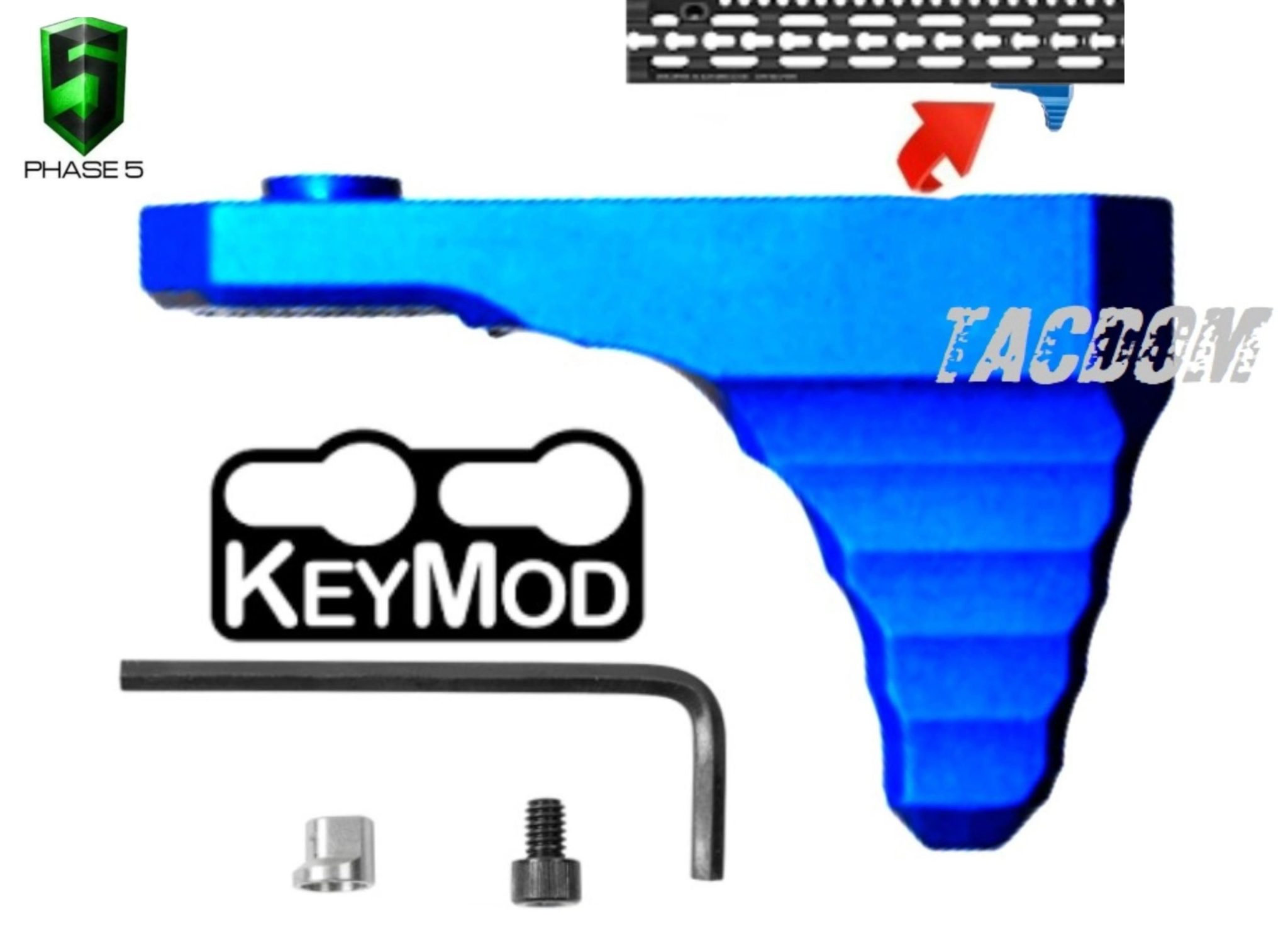 PHASE 5 MICRO KEYMOD KMOD Hand Stop in Black Red Blue and Silver Grey ...