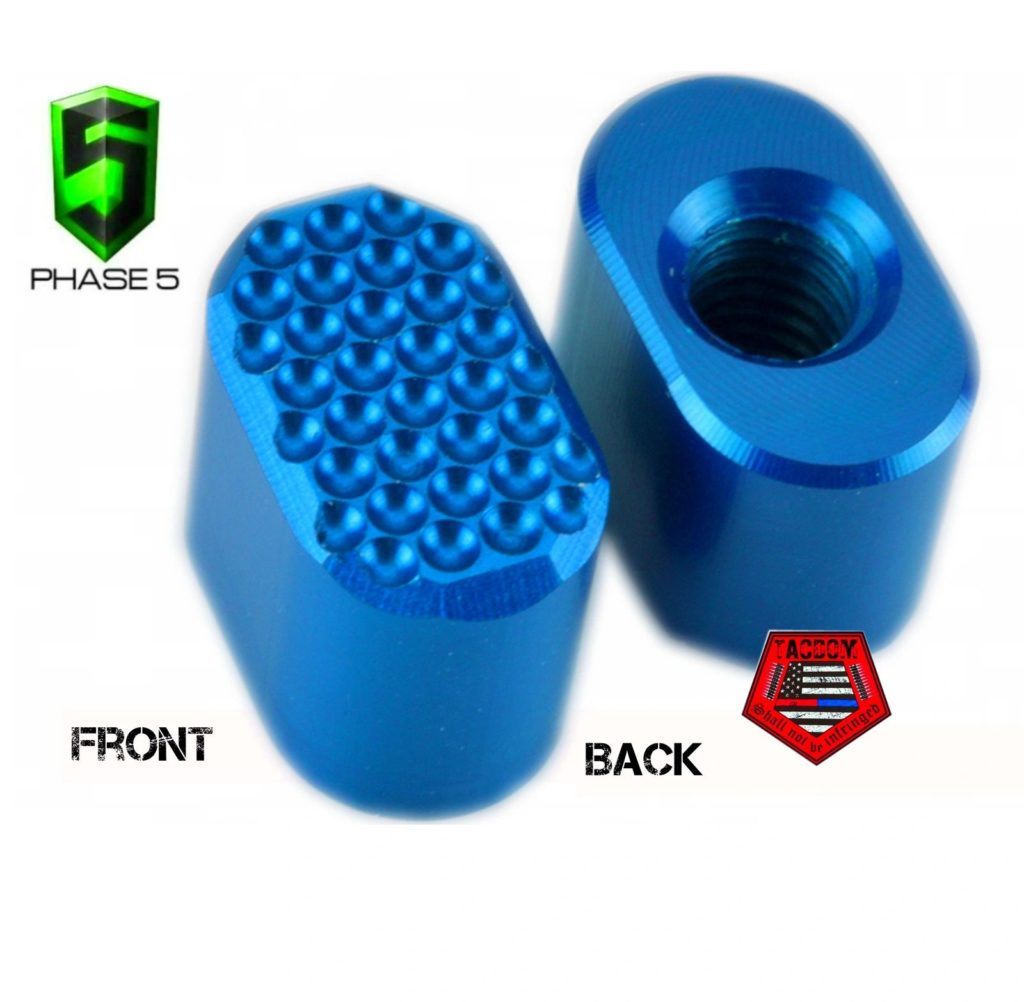 Phase 5 MAGAZINE AR Button Release DIMPLE Style in Black Red Blue Grey ...