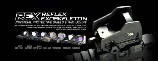 Strike Industries R.EX Reflex Exoskeleton for Red Dot Sights REX – TACDOM