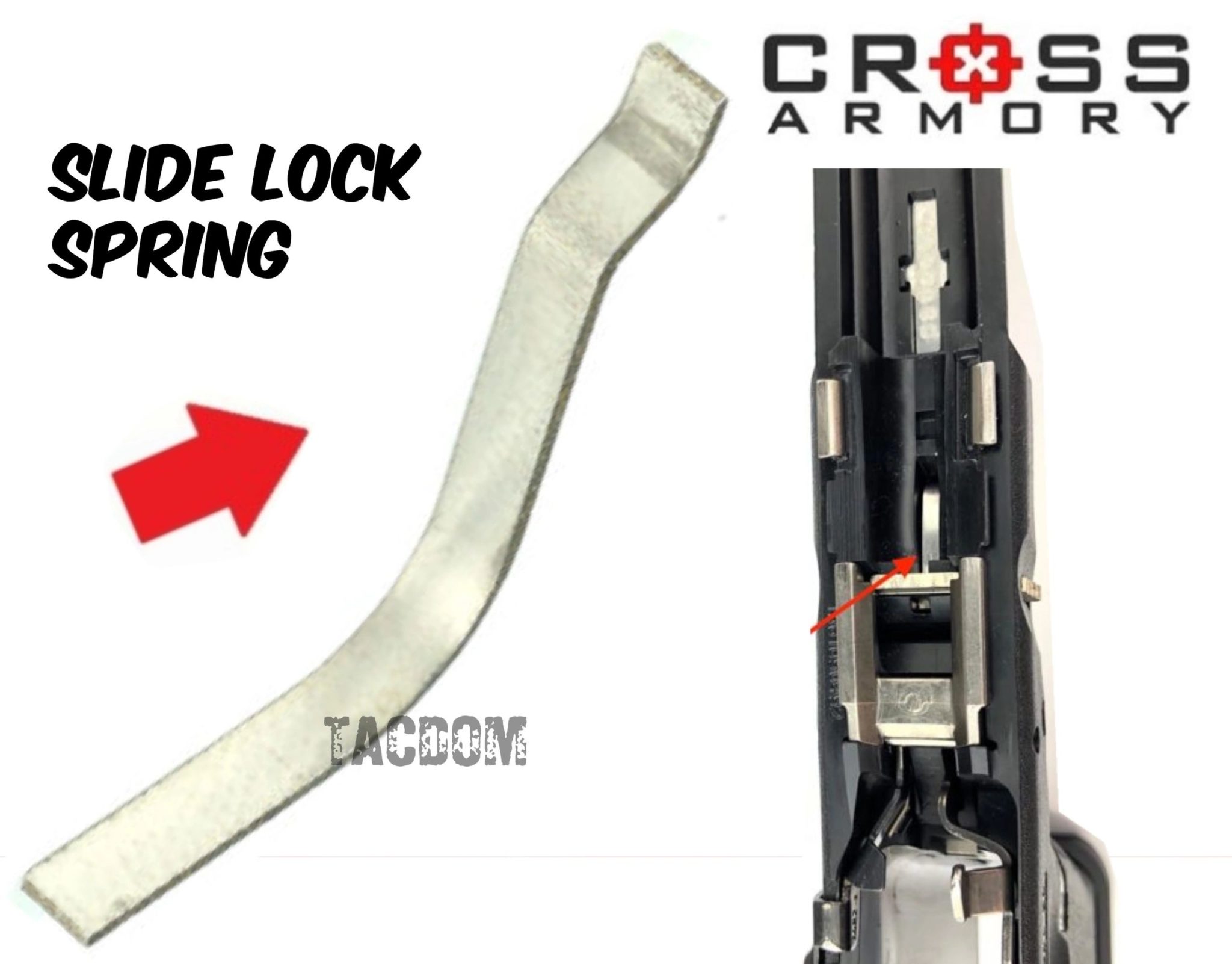 Cross Armory LEGION SERIES RMR CUT SLIDE for GLOCK 43 / 43x – P80 PF9ss ...