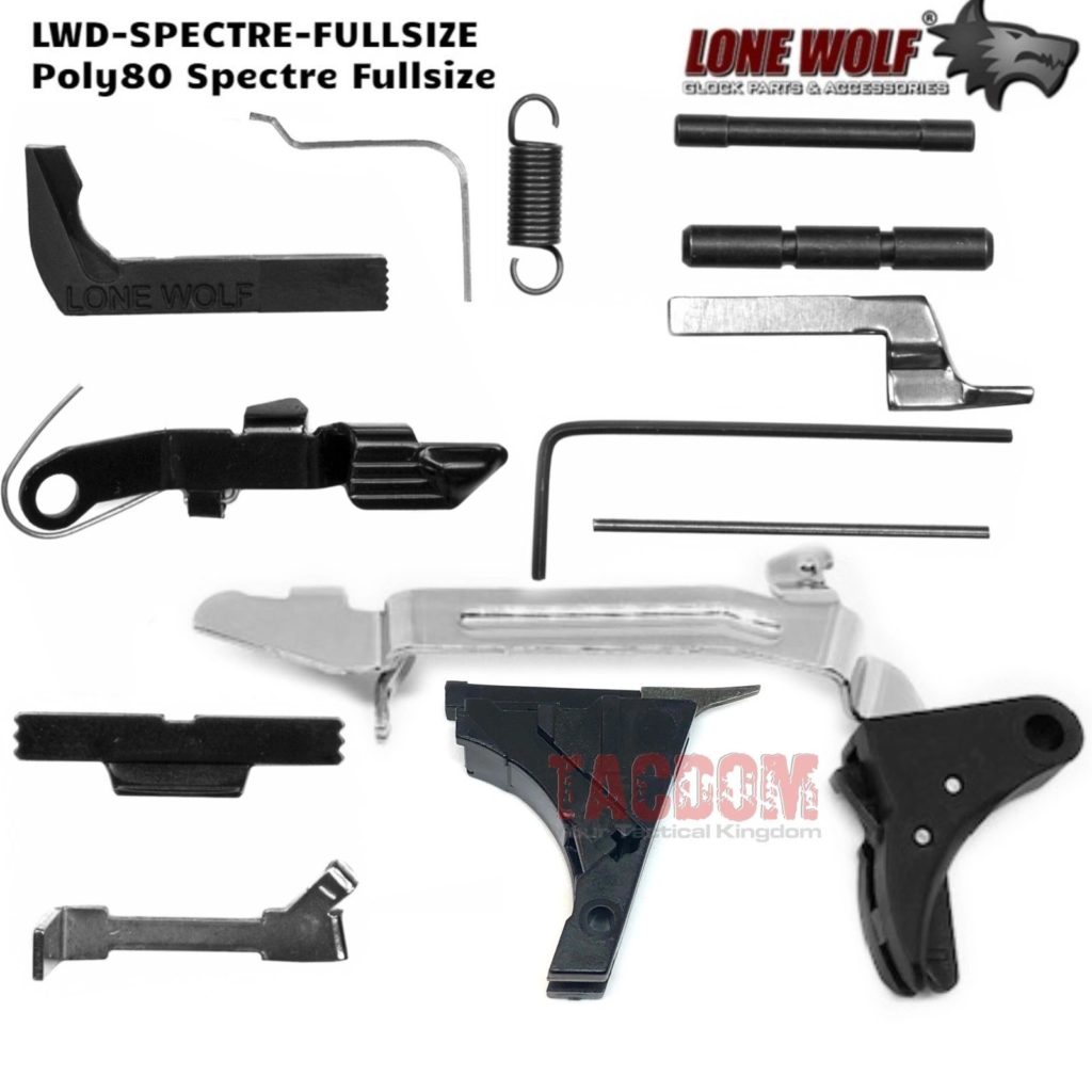 Lone Wolf Distributors Lower Parts Kit Full Size PF940V2 Polymer80 ...