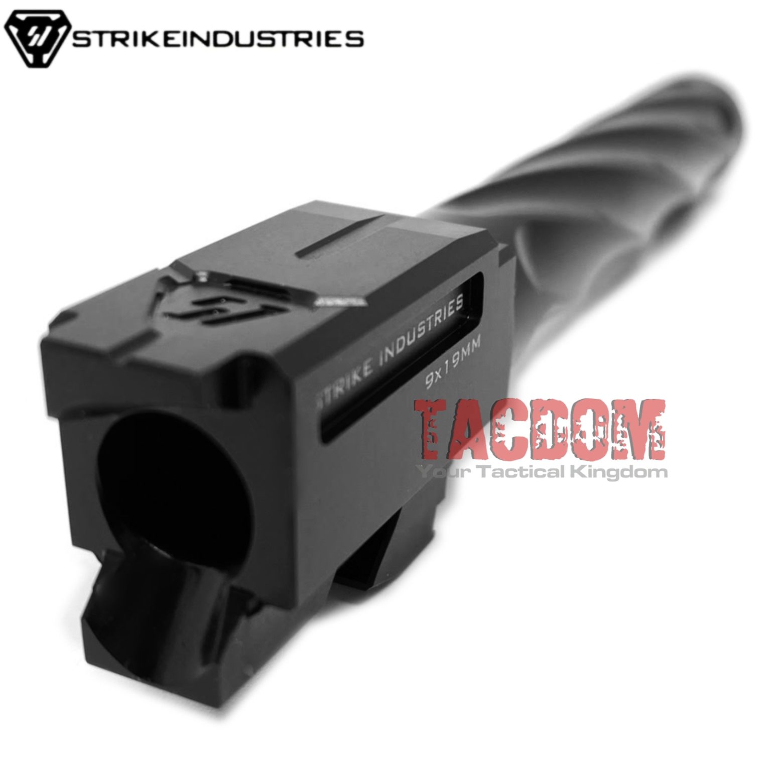 Strike Industries SPIRAL TWIST Fluted Barrel for Glock 19 Gen 1 2 3 4 ...
