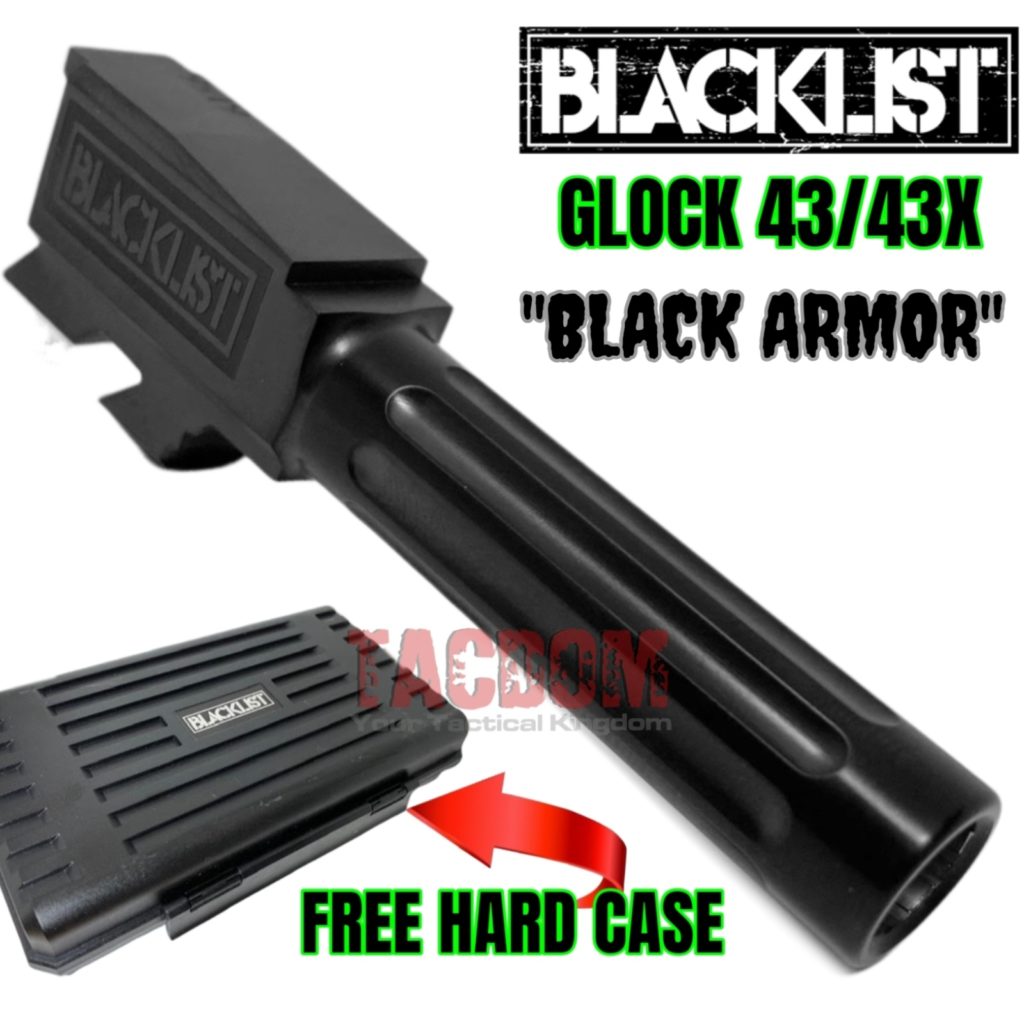 BLACKLIST INDUSTRIES GOLD TiN Barrel for GLOCK 43 / 43X GEN 1-4 P80 ...