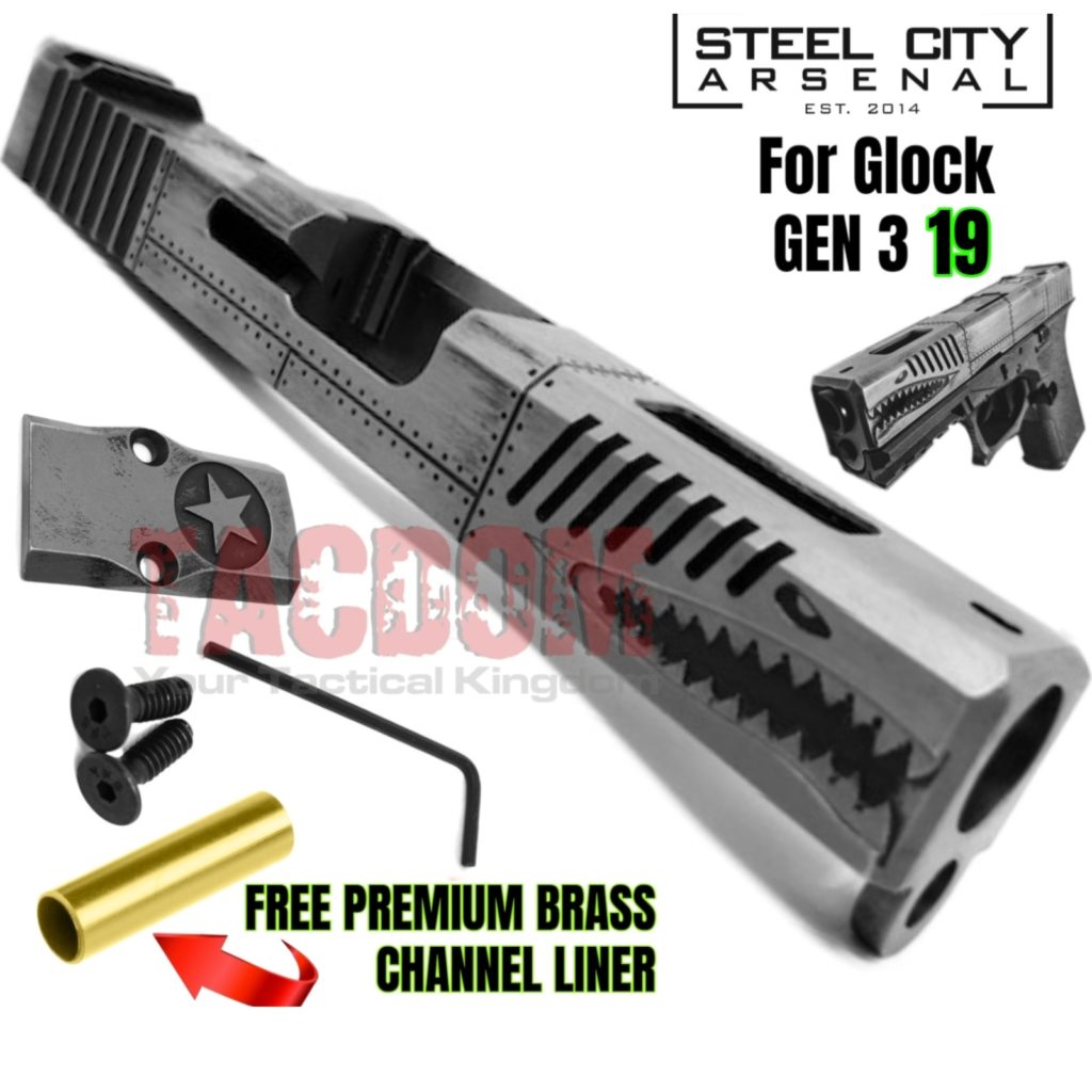 STEEL CITY ARSENAL [Ultralight] Slide for Glock 19 Gen 3 Battleworn ...