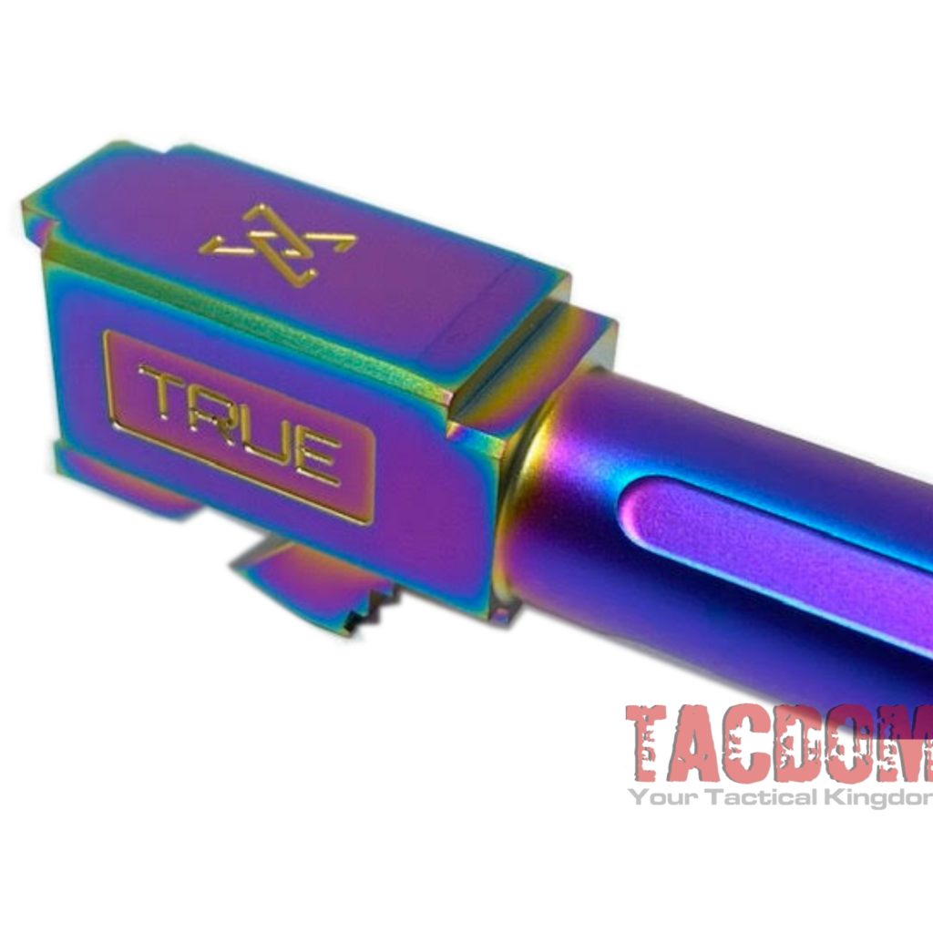 TRUE PRECISION SPECTRUM RAINBOW FLUTED BROATCH CUT Barrel for GLOCK 19 ...