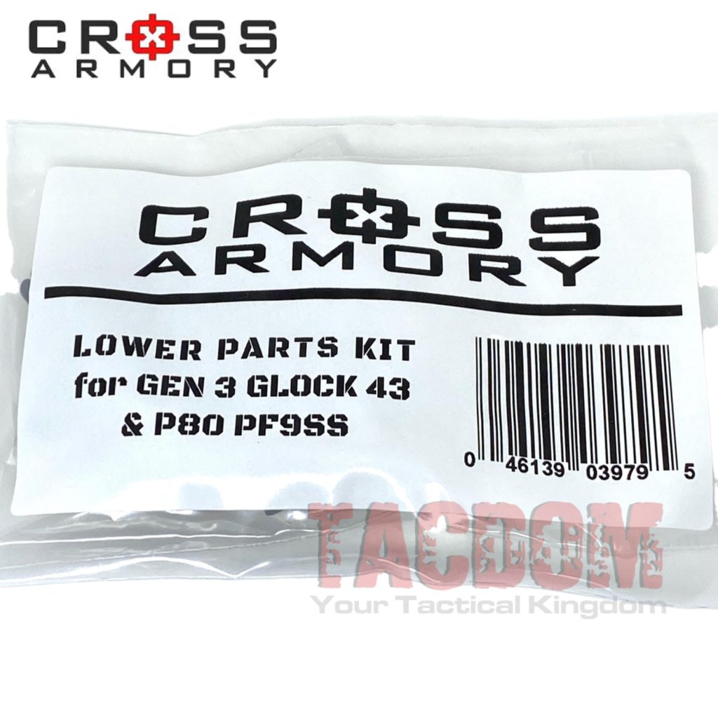Cross Armory Lower Parts Frame Kit for Glock 43 GEN 3 / P80 PF9SS ...