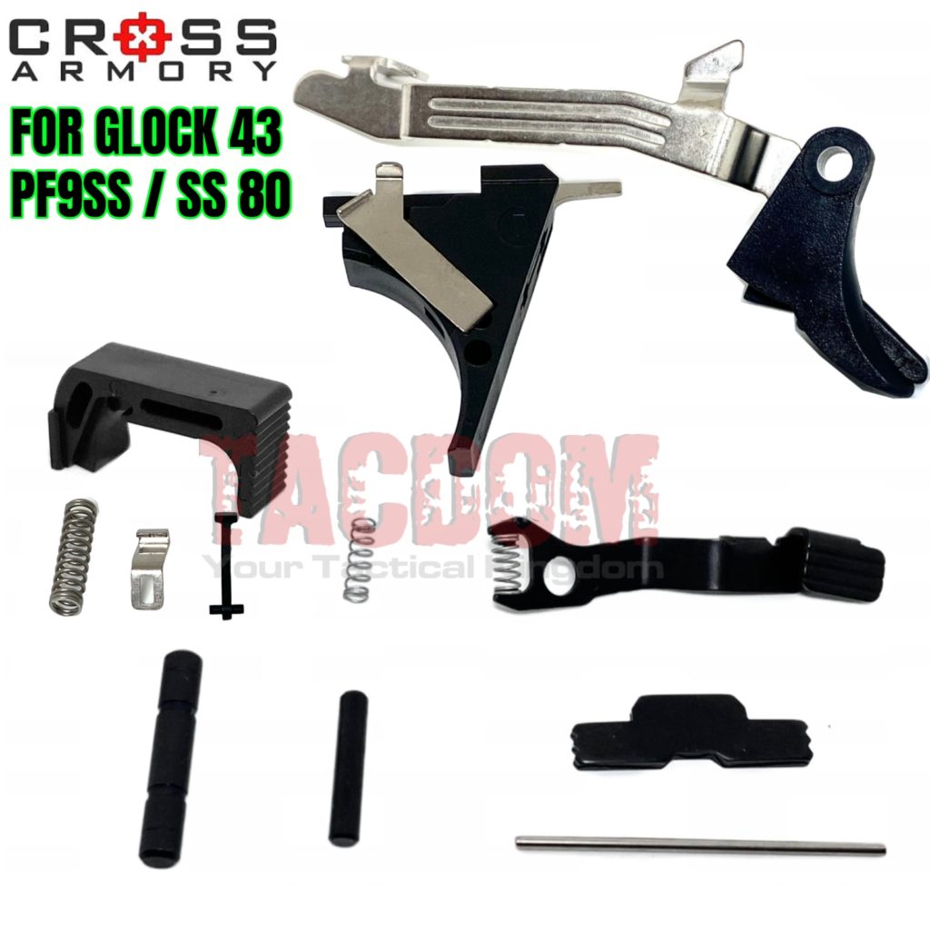 PATMOS Lower Parts Frame Kit for Glock 43 GEN 3 / P80 PF9SS & SS80 – TACDOM