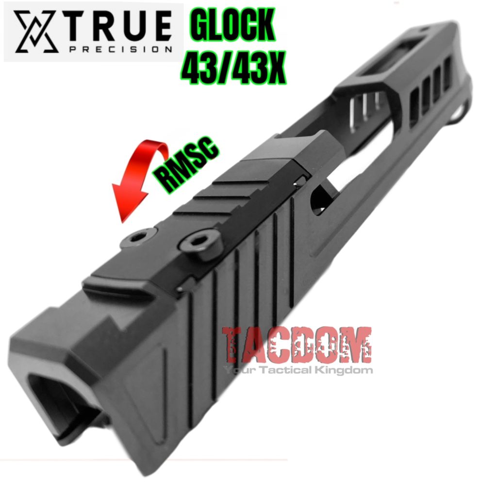 TRUE PRECISION SPECTRUM Stealth GREY AXIOM SLIDE for GLOCK PF9SS 43 43X ...