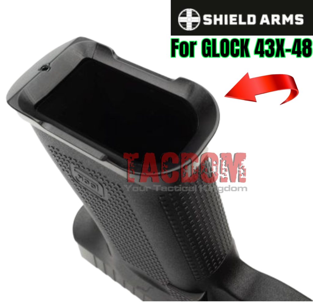 SHIELD ARMS Billet Aluminum Magwell for Glock 43X & 48 – Made for the ...