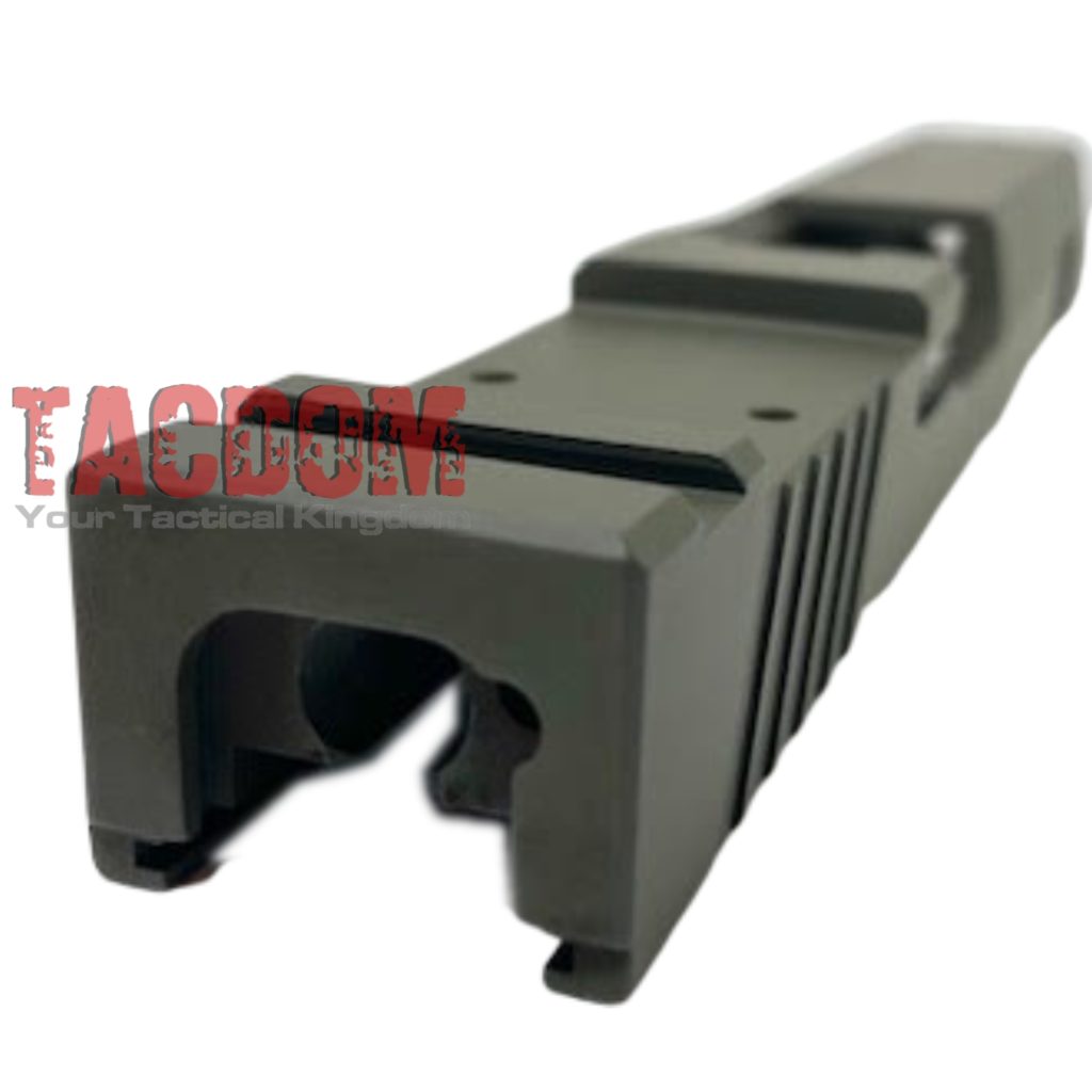 ROCK SLIDE USA OD GREEN RS1 RMR CUT Slide with Front Grip for Glock 21 ...