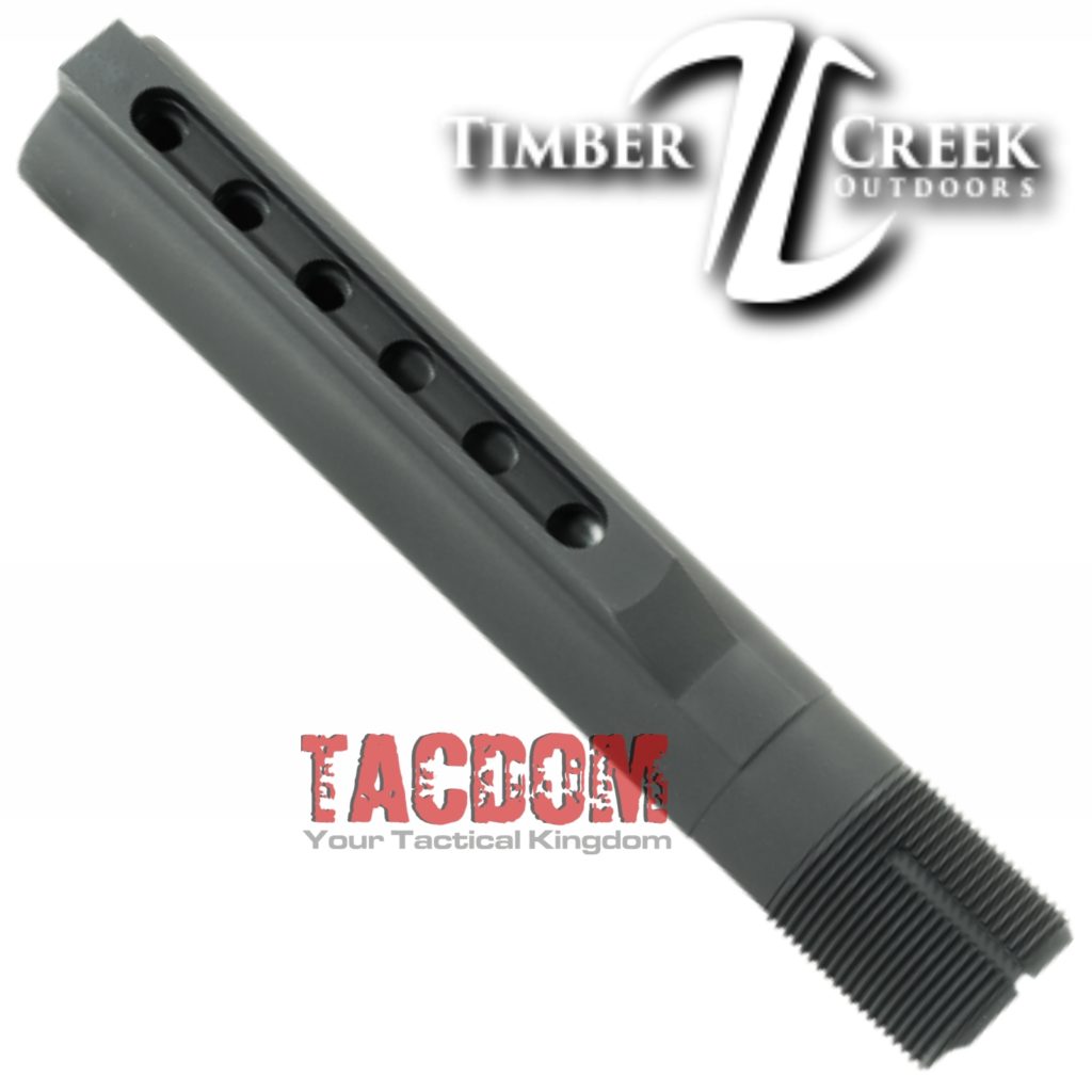 Timber Creek Outdoors AR15 Milspec Buffer Tube Tungsten Grey with drain ...