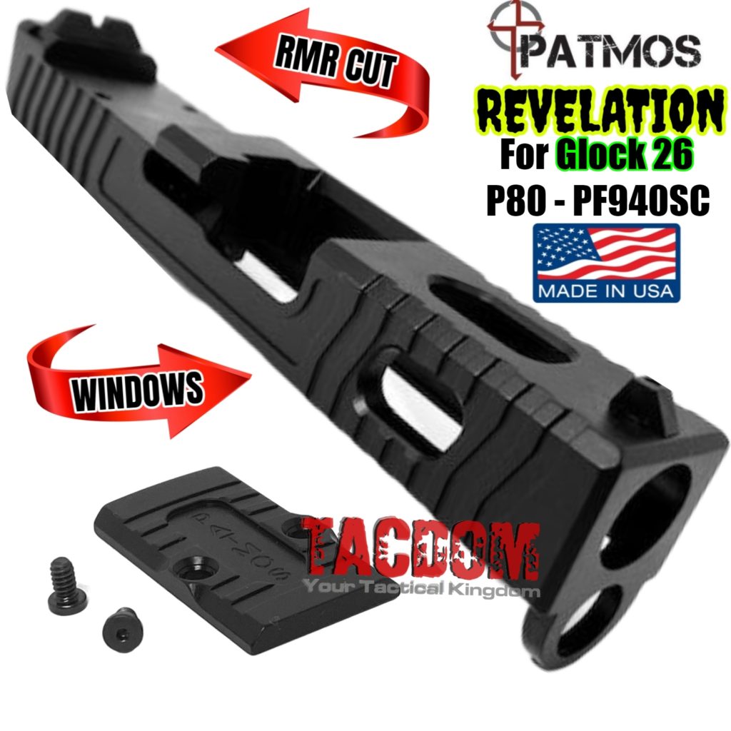 NINEX19 VAPOR Ported Slide & Ported GOLD Barrel COMBO – Glock 19 Gen 3 ...