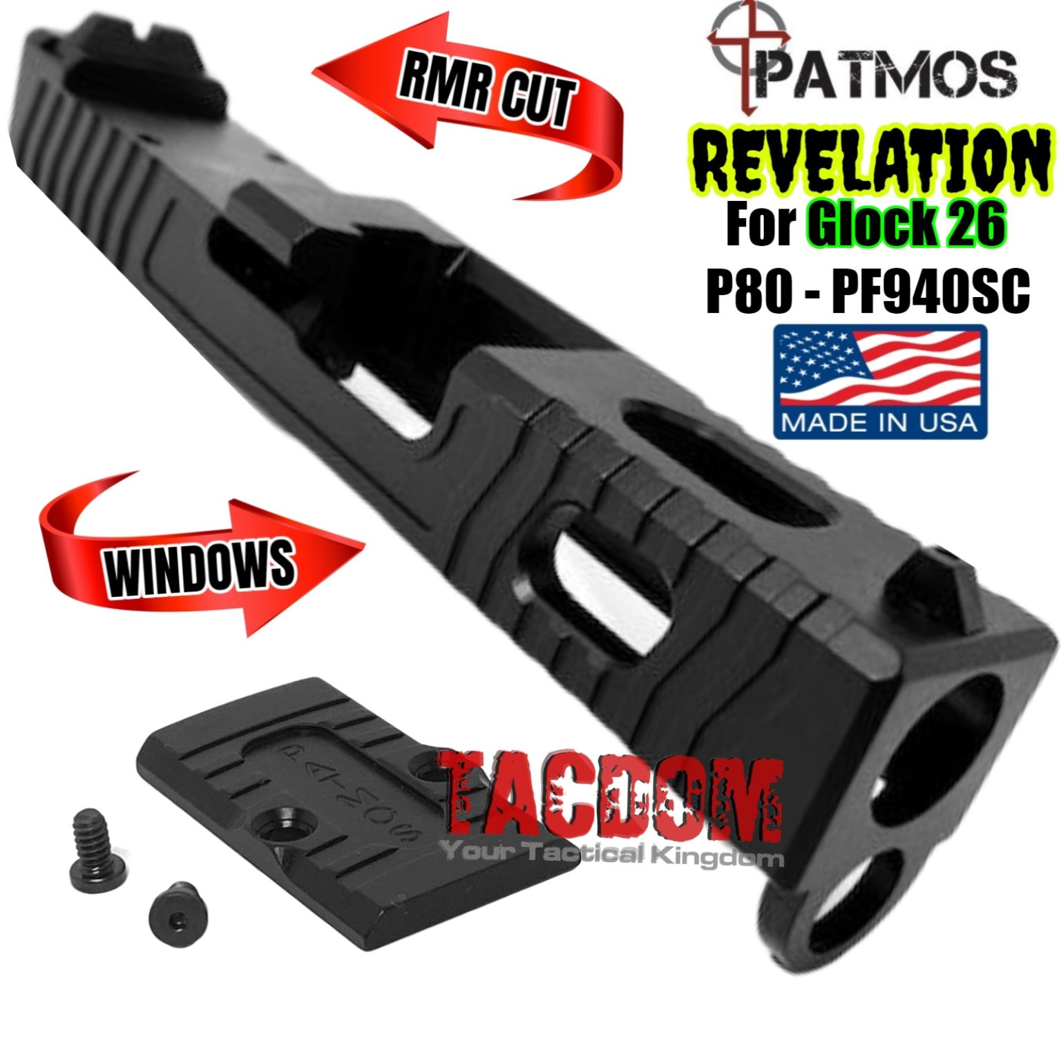 NINEX19 VAPOR Ported Slide & Ported GOLD Barrel COMBO – Glock 19 Gen 3 ...