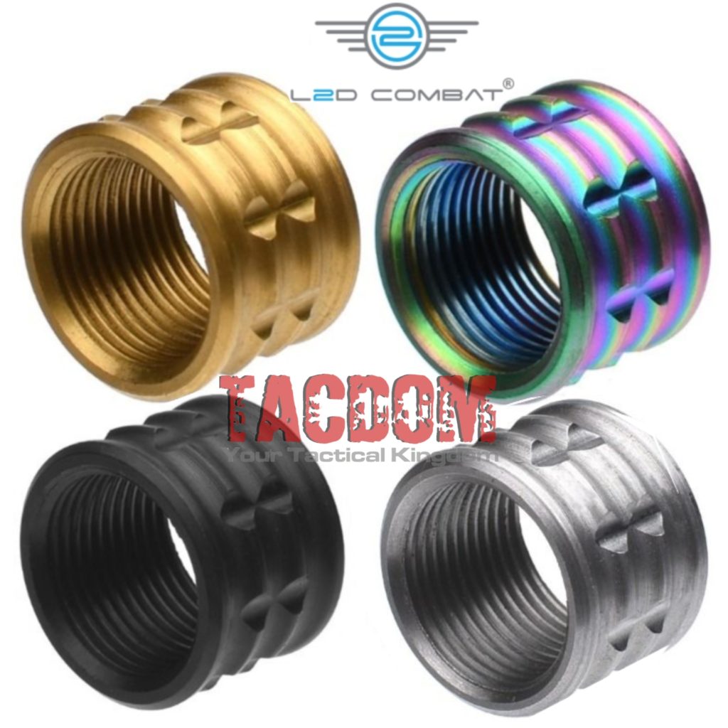 L2D COMBAT Thread Protectors for 9mm Barrels with 1/2×28 Thread Pitch ...