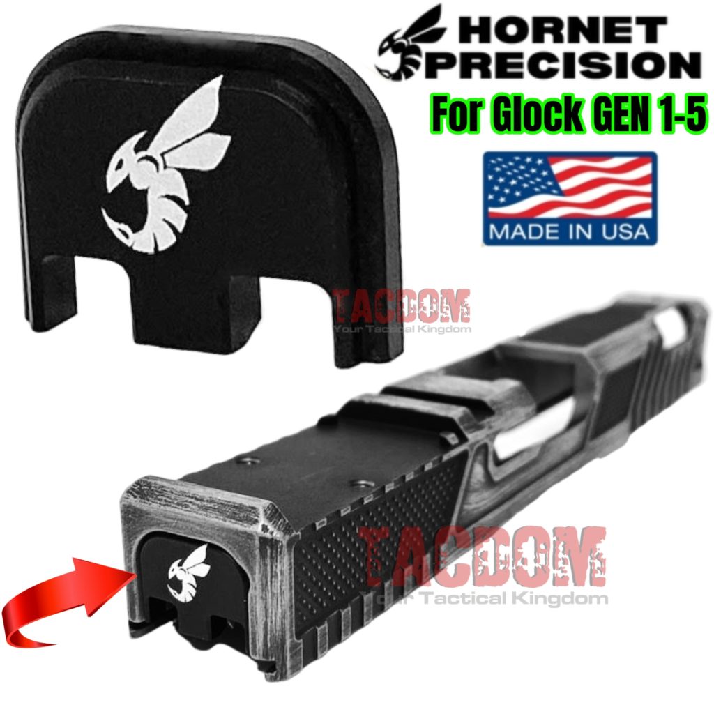 HORNET PRECISION USA BLACK Aluminum Rear Slide Cover End Plate for ...