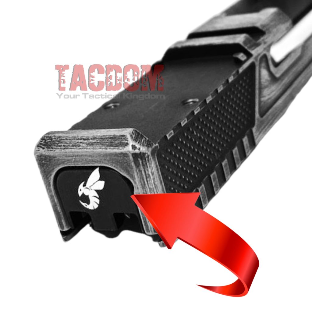 HORNET PRECISION USA BLACK Aluminum Rear Slide Cover End Plate for ...