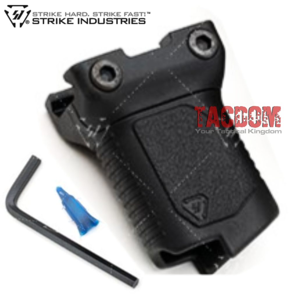 Strike Industries Angled PICATINNY BLACK SHORT Vertical Grip with Cable ...