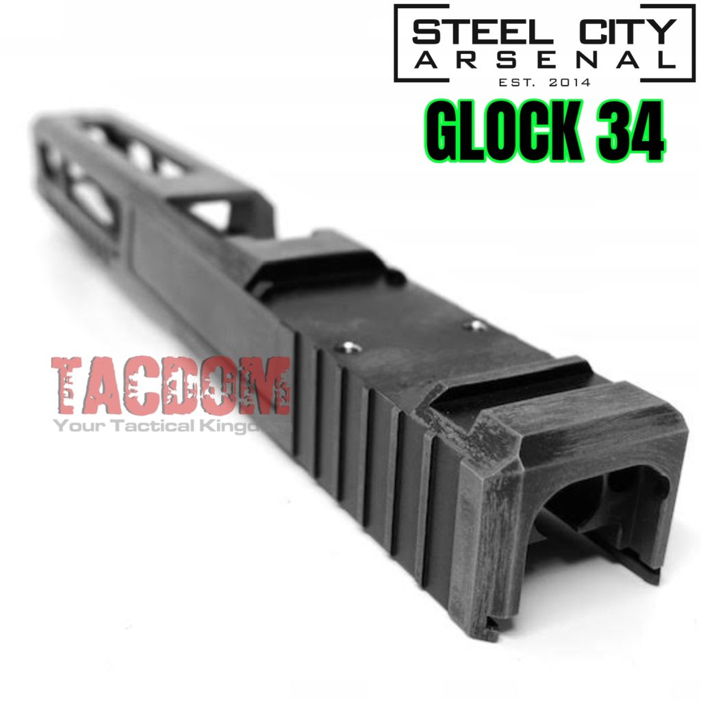 STEEL CITY ARSENAL Slide for Glock 34 Long Slide Gen 3 Battleworn Gray ...