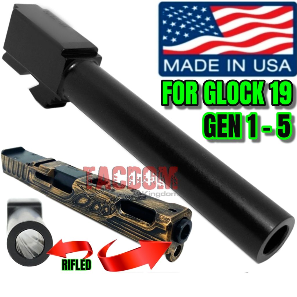 USA MADE Polished Stainless Steel Barrel for Glock 17 – Polymer 80 ...