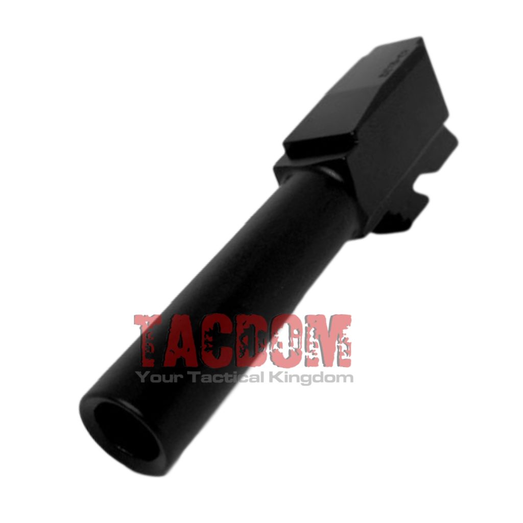 BLACK DLC STAINLESS STEEL FLUSH CROWN Barrel for Glock 43 43x – Polymer ...