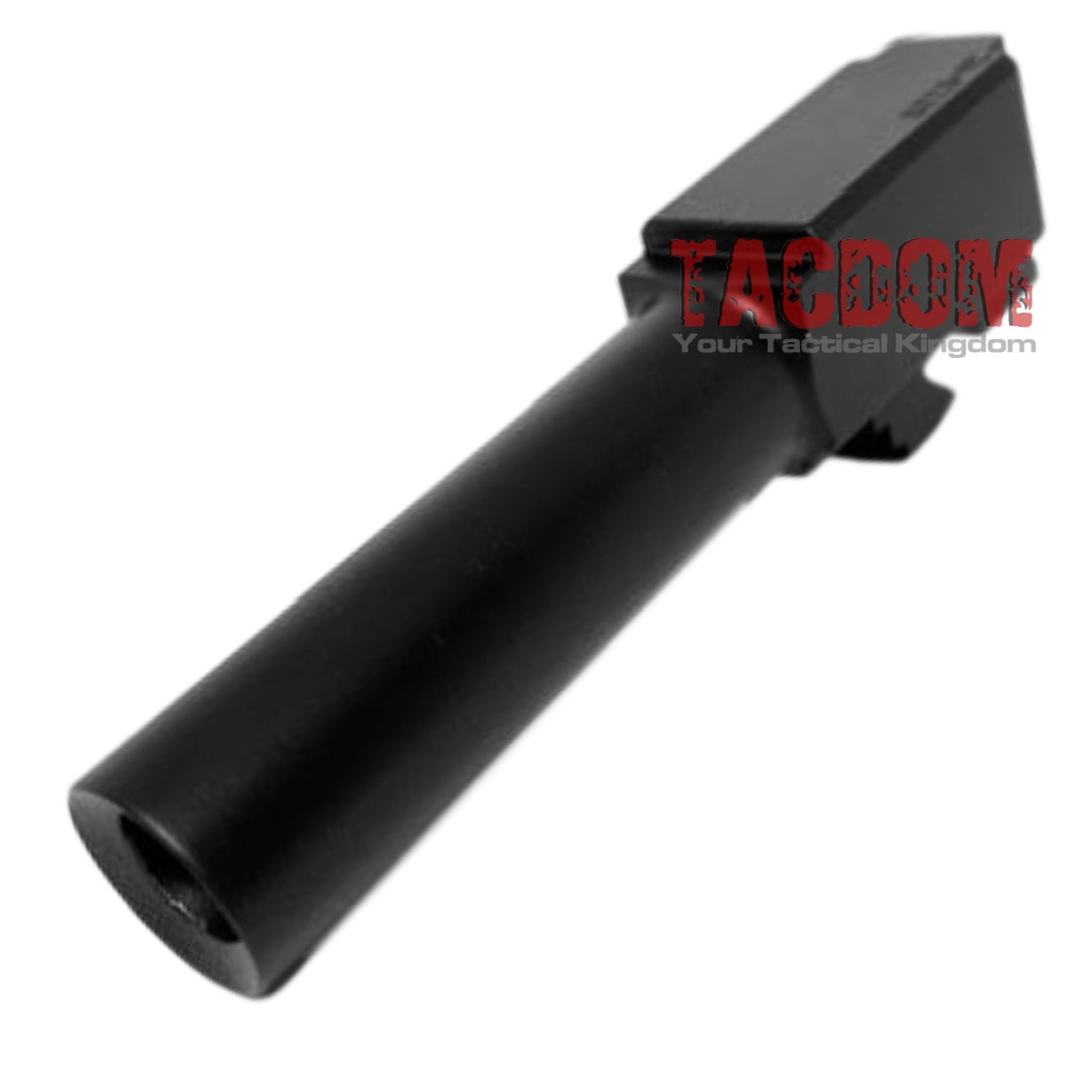 BLACK DLC STAINLESS STEEL FLUSH CROWN Barrel for Glock 26 – Polymer 80 ...