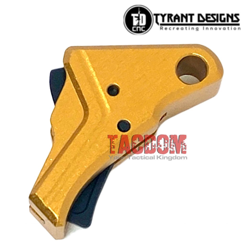Tyrant Designs I T T S Gold Black Trigger For Glock 43 43x 48 Tacdom