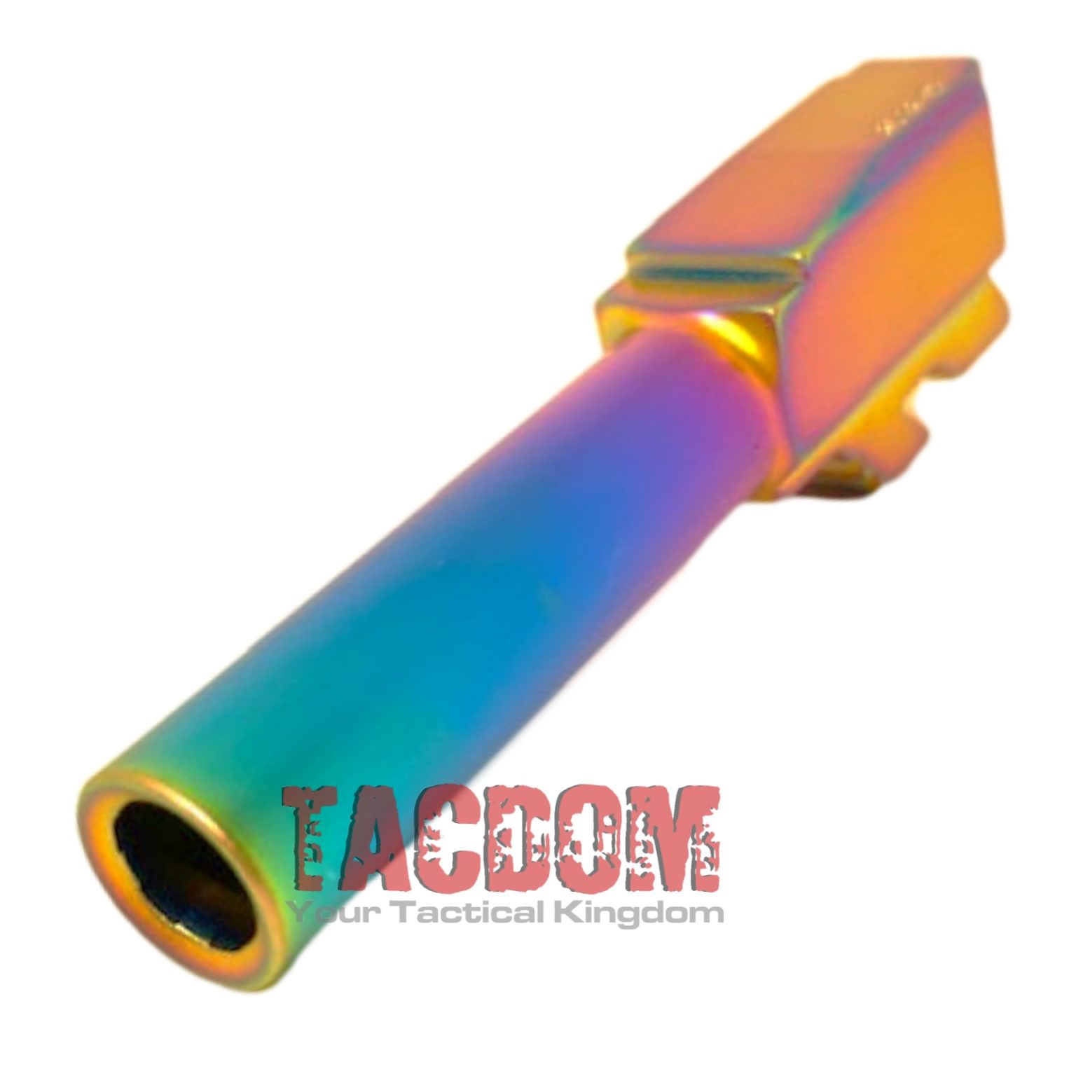 RAINBOW CHAMELEON STAINLESS STEEL FLUSH CROWN Barrel for Glock 43 43x ...