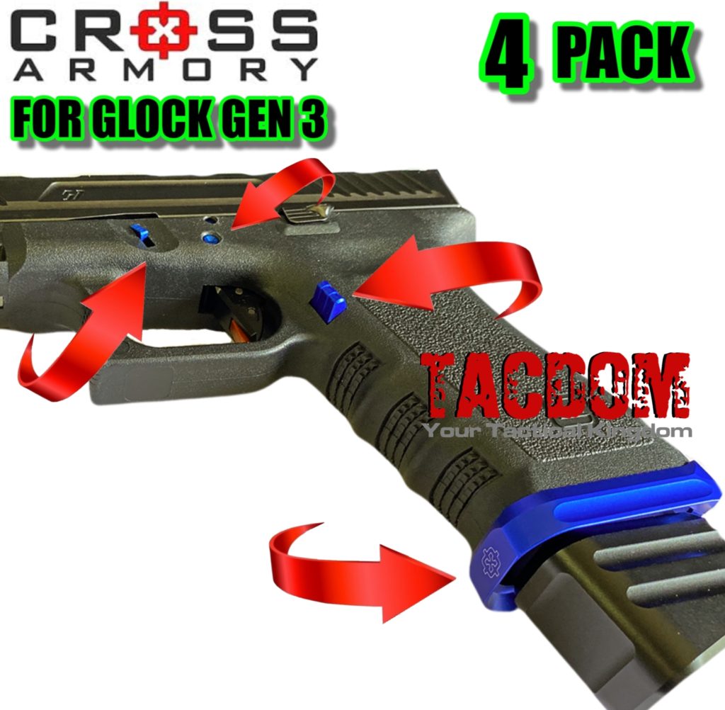 Cross Armory BLUE UPGRADE Performance Kit for GLOCK Gen 1 2 3 MAGWELL ...