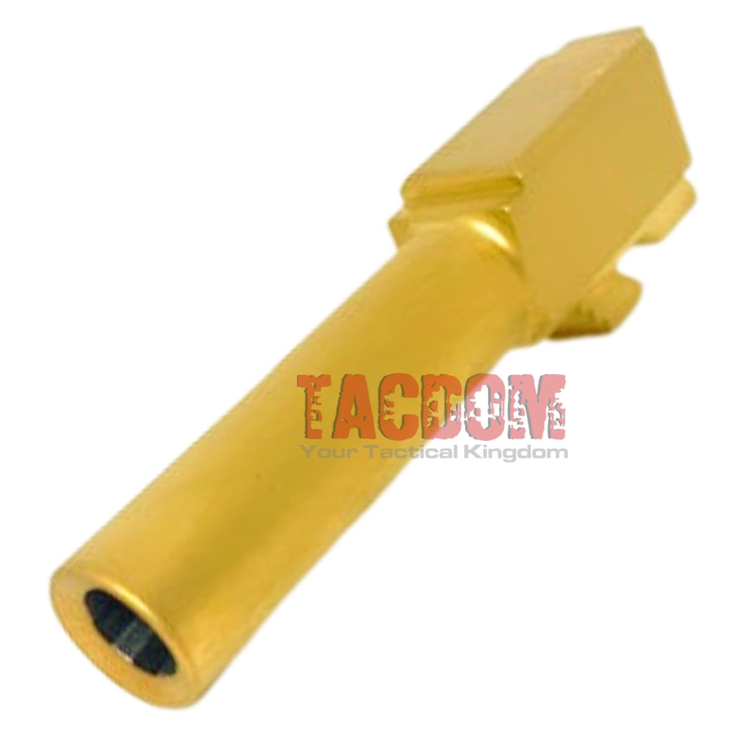 GOLD Titanium Nitride TIN STAINLESS STEEL FLUSH CROWN Barrel for Glock ...