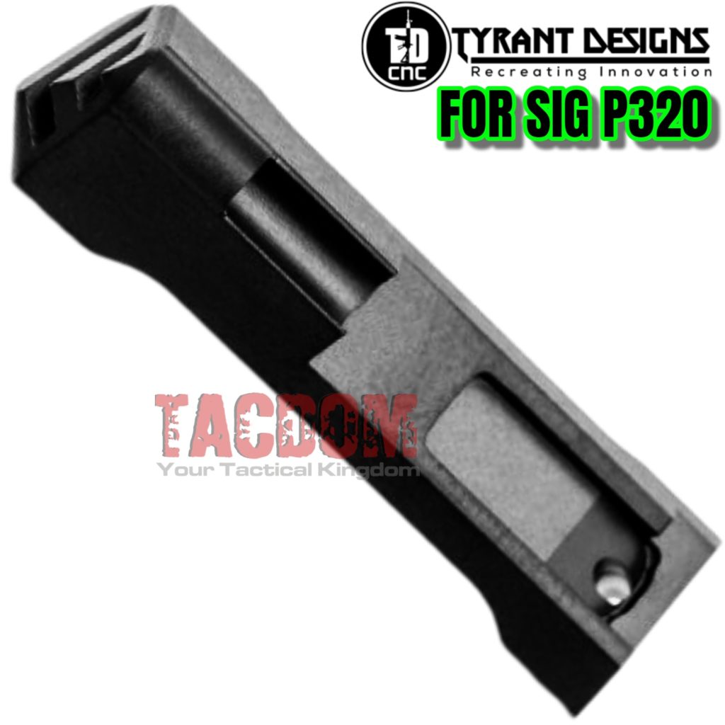 TYRANT DESIGNS CNC EXTENDED Magazine Catch Release for SIG P320 BLACK ...