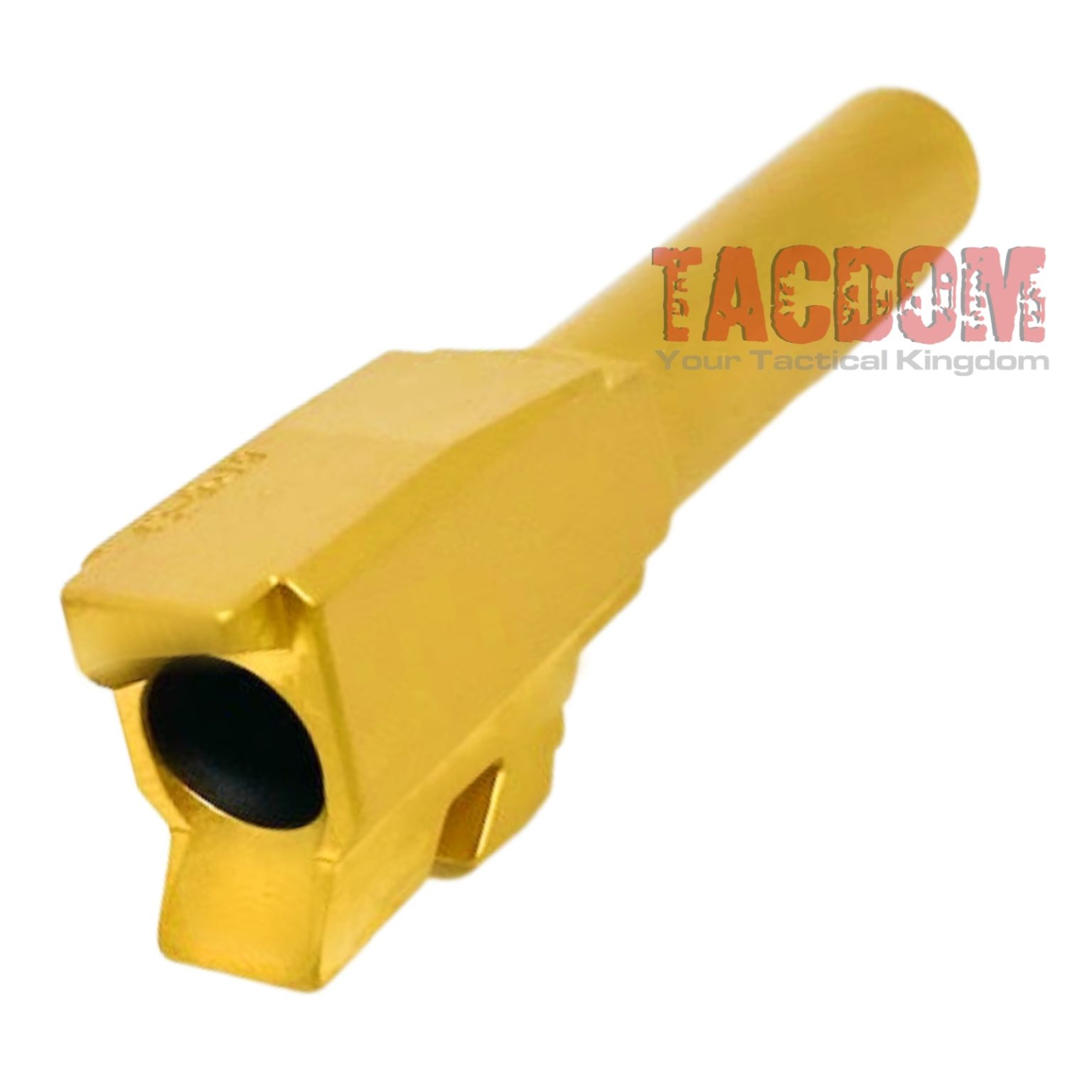 GOLD TITANIUM TIN STAINLESS STEEL FLUSH CROWN Barrel for Glock 43 43x ...