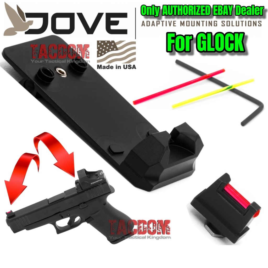 DOVE Mounting Solutions for S&W M&P / SHIELD RMSc Slide Sight Adapter ...