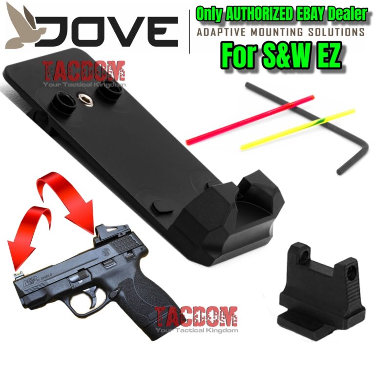 DOVE Mounting Solutions for S&W M&P / SHIELD RMSc Slide Sight Adapter ...