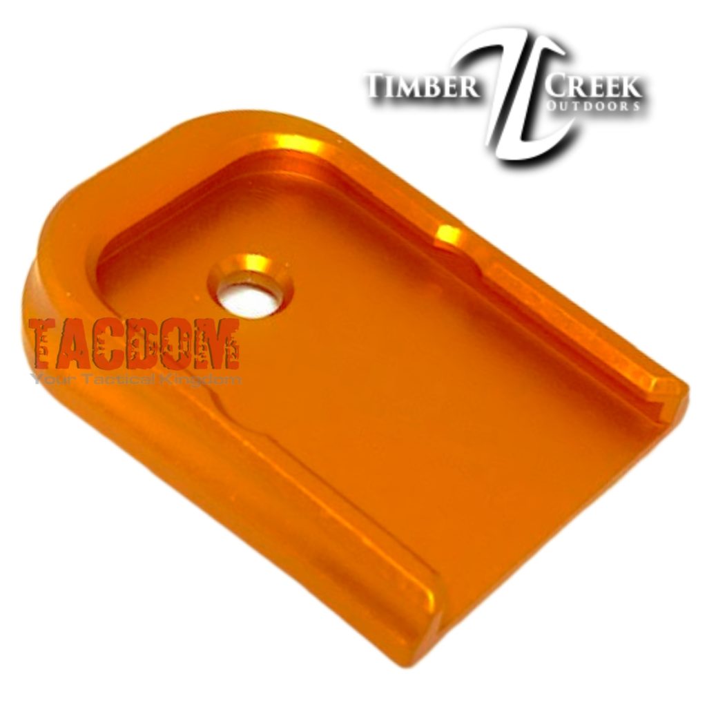 TIMBER CREEK OUTDOORS for GLOCK GEN 4 5 TANGERINE ORANGE Magazine Catch ...