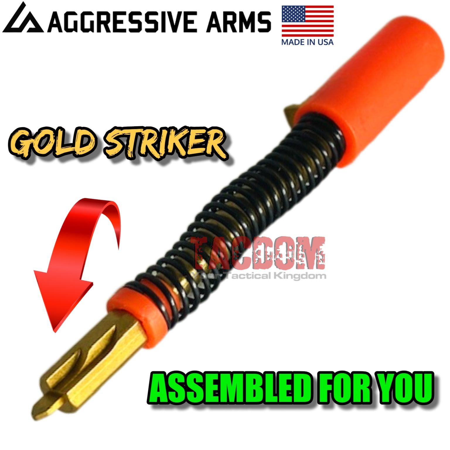 AGGRESSIVE ARMS USA Upper Slide Part Kit for Glock 26 GEN 1-4 P80 ...