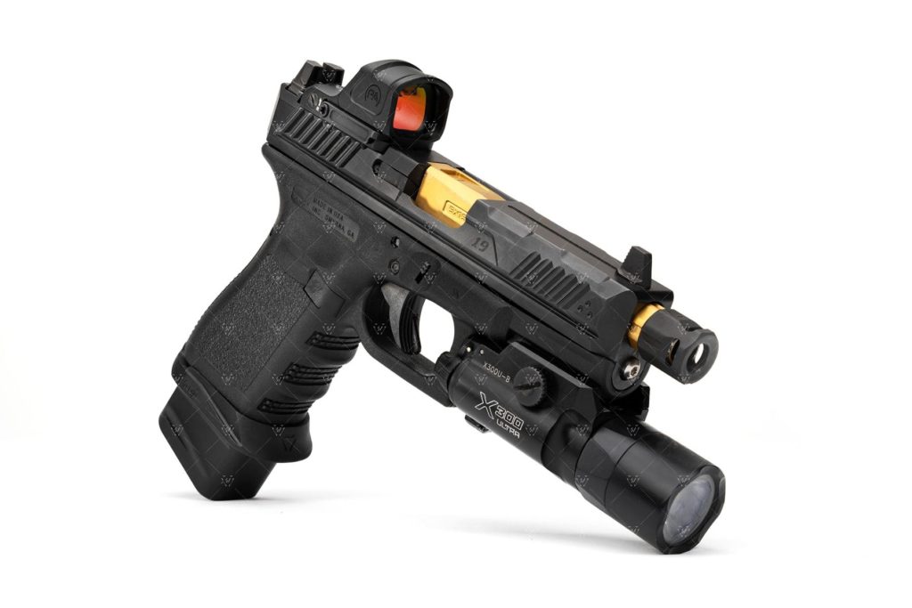 Strike Industries Micro Threaded Comp – CIRCLE for Glock – Sig – S&W – Canik – CZ 9mm with 1/2× ...