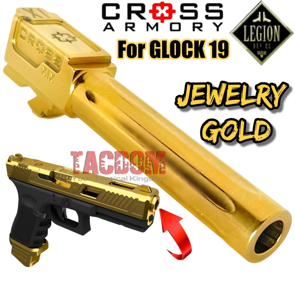 Cross Armory LEGION SERIES FLUTED BARREL for GLOCK 43 / 43X – P80 PF9SS ...