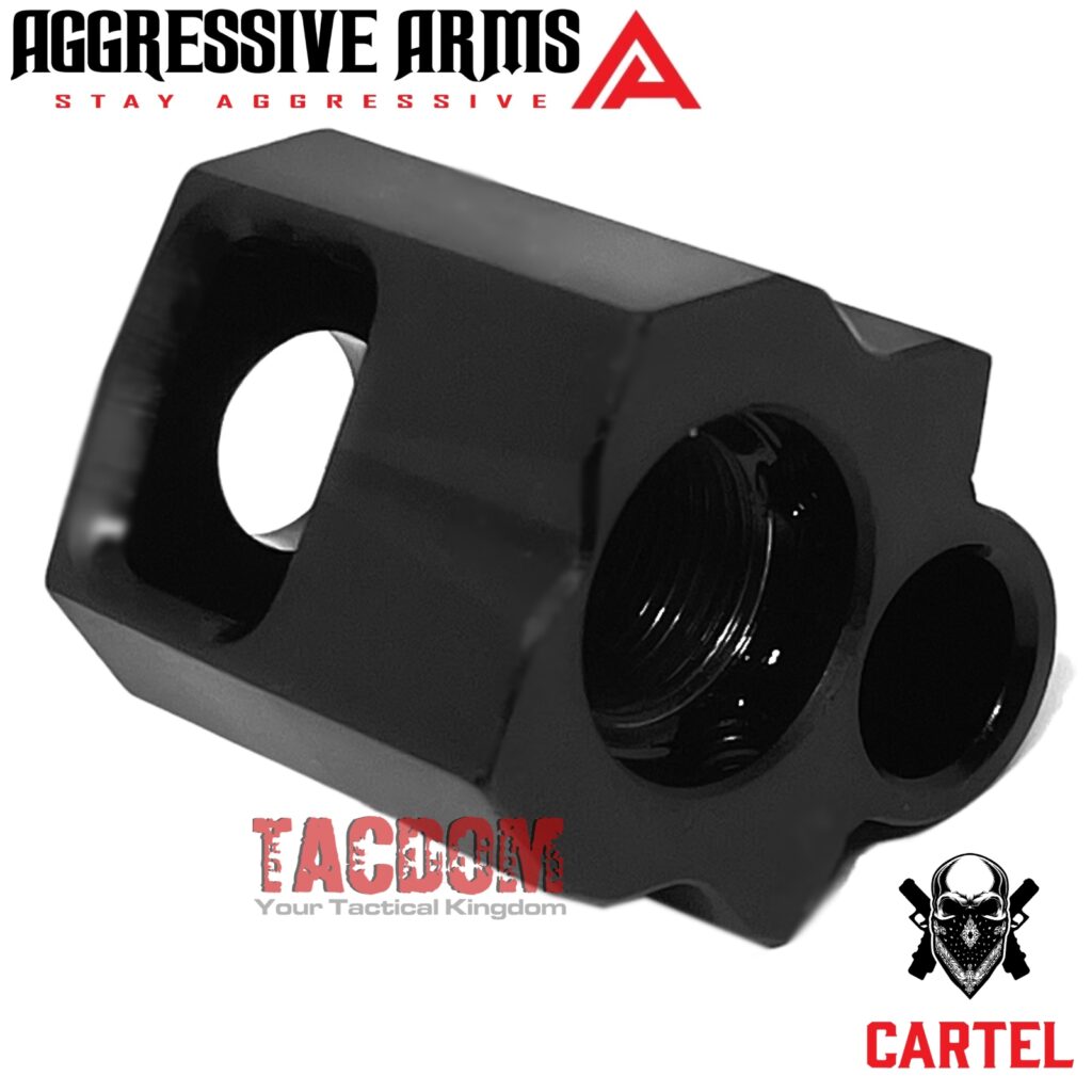 AGGRESSIVE ARMS Cartel SERIES PORTED Recoil REDUCTION COMPENSATOR for ...