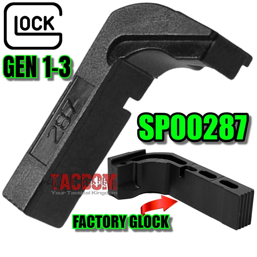 Tyrant Designs Extended Magazine Release Catch Aluminum for Springfield HELLCAT Black Red Gold ...