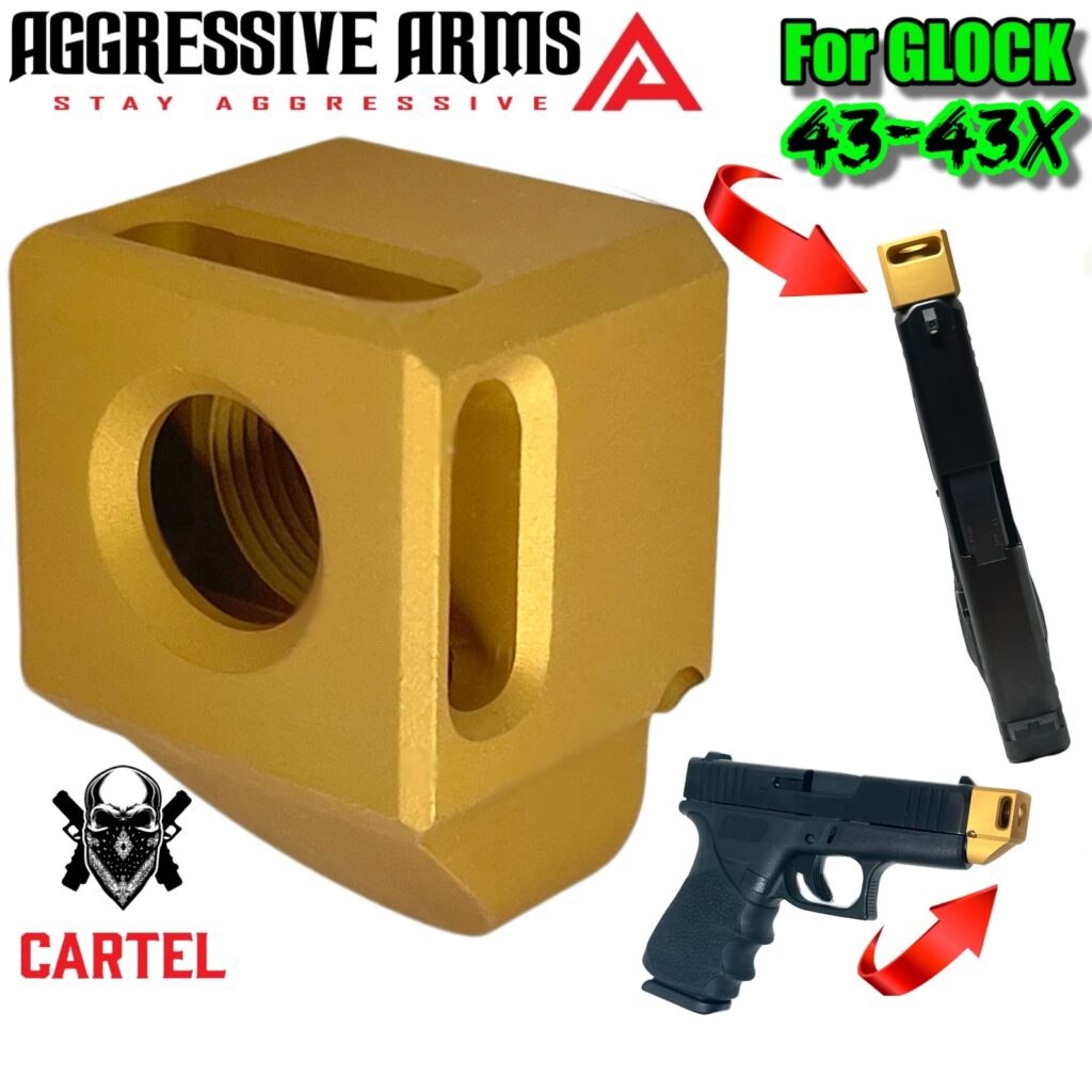 AGGRESSIVE ARMS MATCH BARREL MATTE Stainless Steel for GLOCK 21 P80 ...