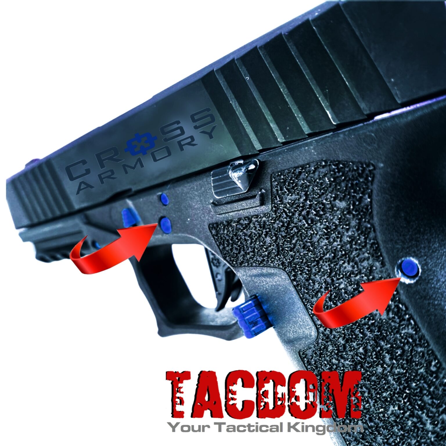 Cross Armory for Polymer80 V2 & C Models that use the 4 Pin set E-Coat ...