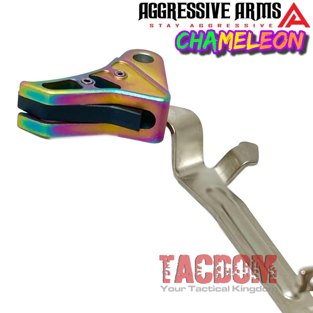 AGGRESSIVE ARMS RAINBOW CHAMELEON PVD Trigger + LOWER PARTS KIT PVD ...