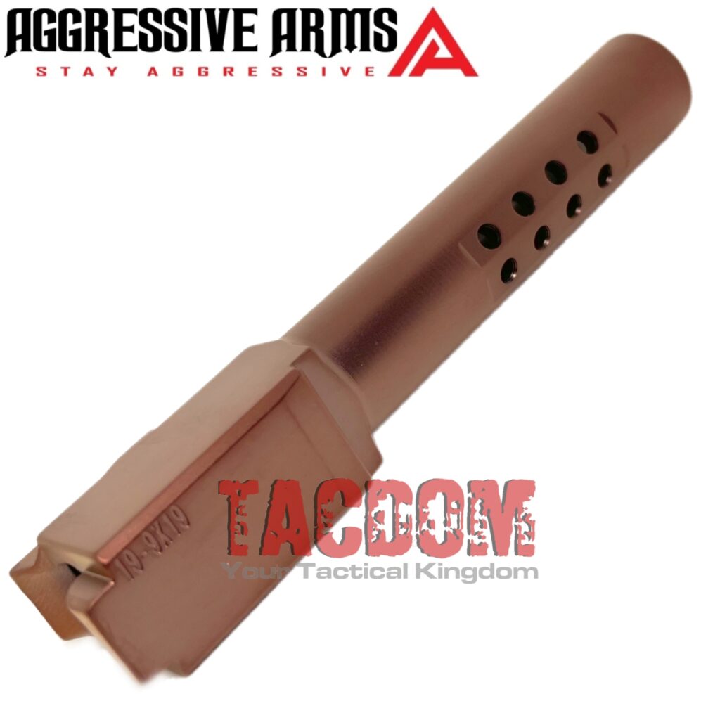 AGGRESSIVE ARMS PORTED Barrel for Glock 19 and P80 PF940C 9mm TARGET ...