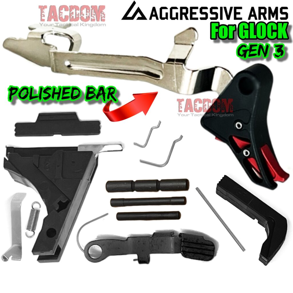 ROCK SLIDE USA RS2 BLACK Slide with Front VENTS for Glock 20 Gen 3 ...